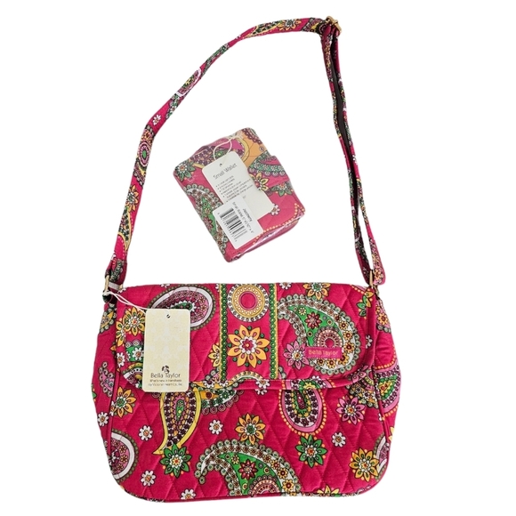 Bella Taylor | Bags | Bella Taylor Quilted Pink Paisley Purse Wallet ...